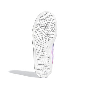 adidas Women's Vulc Raid3r Skateboard Shoes, White/Pink/Silver Metallic US 8