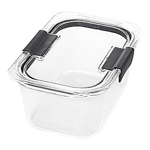 Rubbermaid Brilliance Food Storage Container, Salad and Snack Lunch Combo Kit, Clear, 9 Piece Set 1997843