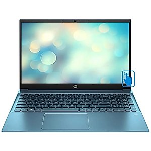 HP Pavilion 15t-eg School & Business Laptop (Intel i7-1165G7 4-Core, 16GB RAM, 512GB PCIe SSD, Intel Iris Xe, 15.6" 60Hz Touch Full HD (1920x1080), Fingerprint, WiFi, Win 10 Pro) (Renewed)