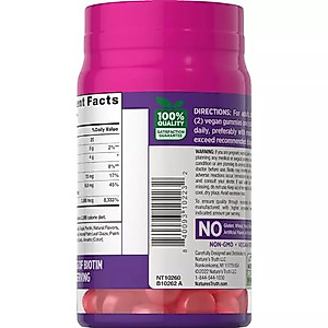 Nature's Truth Hair, Skin & Nails Gummies 2500 mcg Biotin Fruit Flavor - 80 ct, Pack of 2