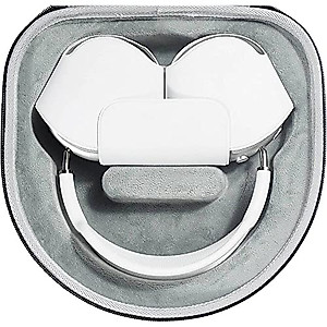 SaharaCase Travel Carry Case for Apple AirPods Max [Shockproof Bumper] Rugged Protection Anti-Slip Grip (Black)