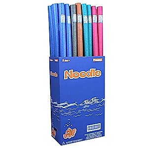 Robelle Swimming Pool Noodles, 40-Pack, Colors May Vary