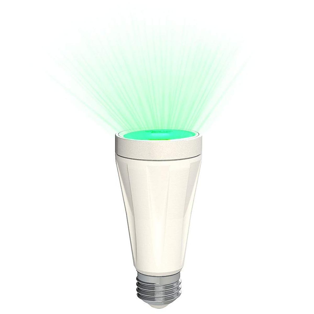 BlissLights BlissBulb - Laser Star Projector, Galaxy Lighting for Party, Holidays, Night Lights, Patios (Indoor/Outdoor, Standard E26 Base) - Red