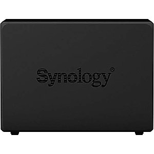 Synology DiskStation DS720+ NAS Server with Celeron 2.0GHz CPU, 6GB Memory, 32TB HDD Storage, 1TB M.2 NVMe SSD, 2 x 1GbE LAN Ports, DSM Operating System