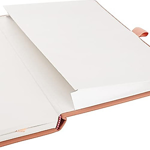 Compera Lined Journal Notebooks, 4 Pack, 176 Pages, 5.5 x 8.3, 100gsm Thick Paper, A5 Hardcover Notebooks with Pen Loop and Inner Pocket, for School Business Office College（Morandi colors）