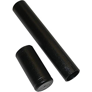 2 Black Single Cigar Airtight Storage Travel Tubes telescoping Crush-Proof Humidor Holder