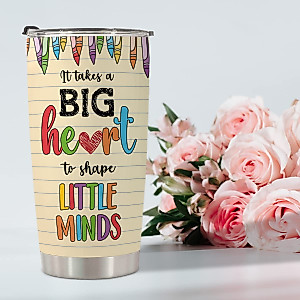 Teacher Appreciation Gifts - Best Teacher Gifts for Women - Daycare Teacher Gifts Back to School - Christmas Gifts for Teacher - Teacher Coffee Mug Stainless Steel Tumbler with Lid And Straws 20oz