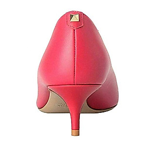 Valentino Women's Rockstud Fuchsia Kitten Heels Pumps Shoes US 8 IT 39