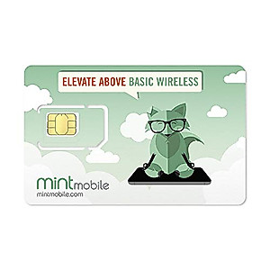 Mint Mobile See for Yourself Kit | Verify Compatibility with Our Talk, Text & Data Plans (3-in-1 GSM SIM Card)