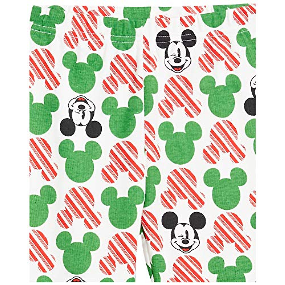 Amazon Essentials Disney | Marvel | Star Wars Boys' Snug-Fit Cotton Pajama Sleepwear Sets, Mickey Holiday - Baby and Kids, 8