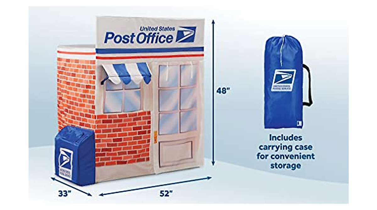 Kids USPS Play Tent - Fun Postal Role-Play Toy for Kids