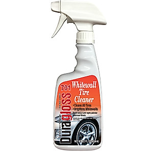 Duragloss 701 Whitewall Tire Cleaner - 22 oz, White