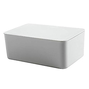 Lingtoolator Dispenser, Wet Wipes Storage Box Dustproof Tissue Box Case with Lid for Keeps Diaper Wipes Fresh, Easy Open Close Wipe Container(White)