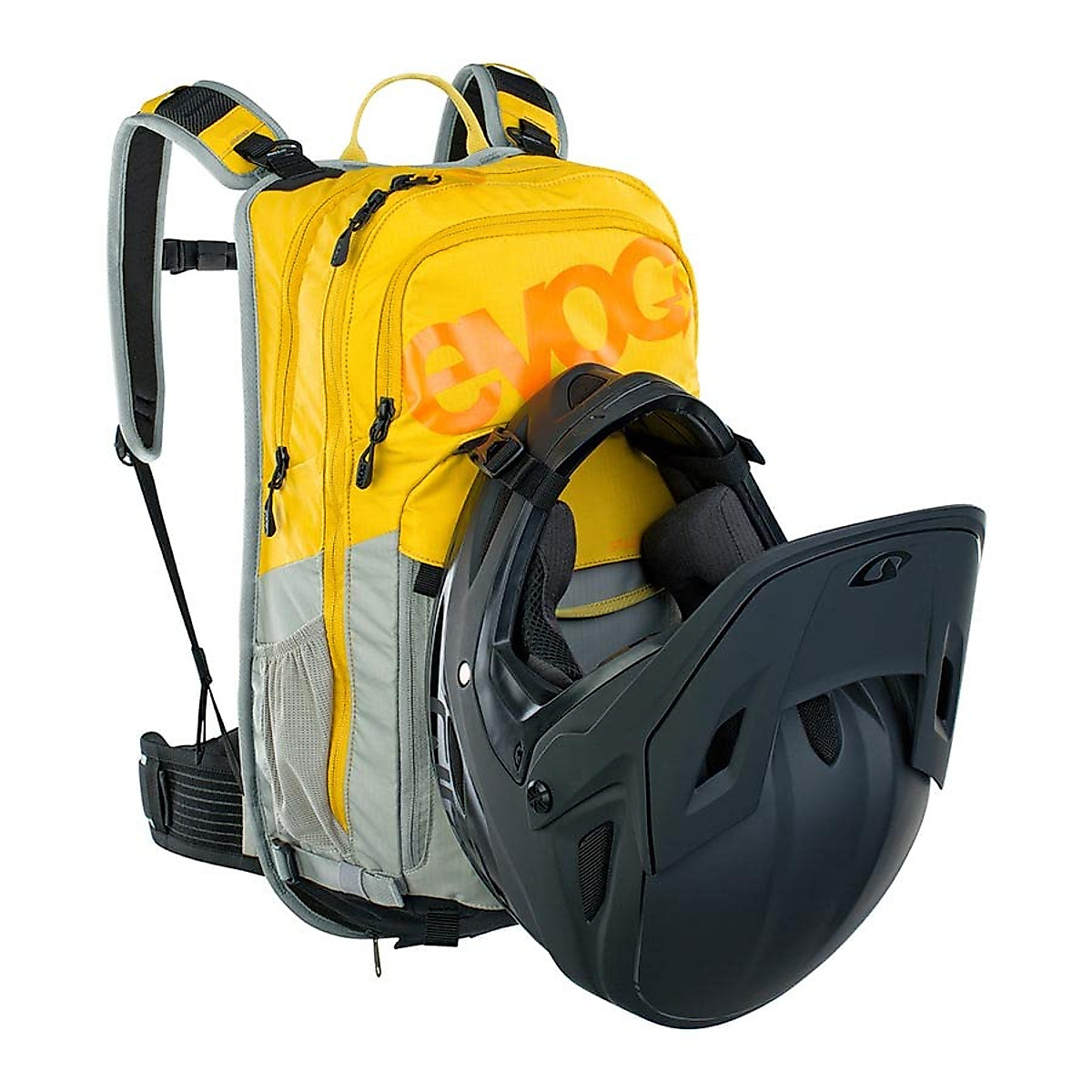 Evoc, Stage 18, Hydration Bag, Volume: 18L, Bladder: Not included, Curry - Stone
