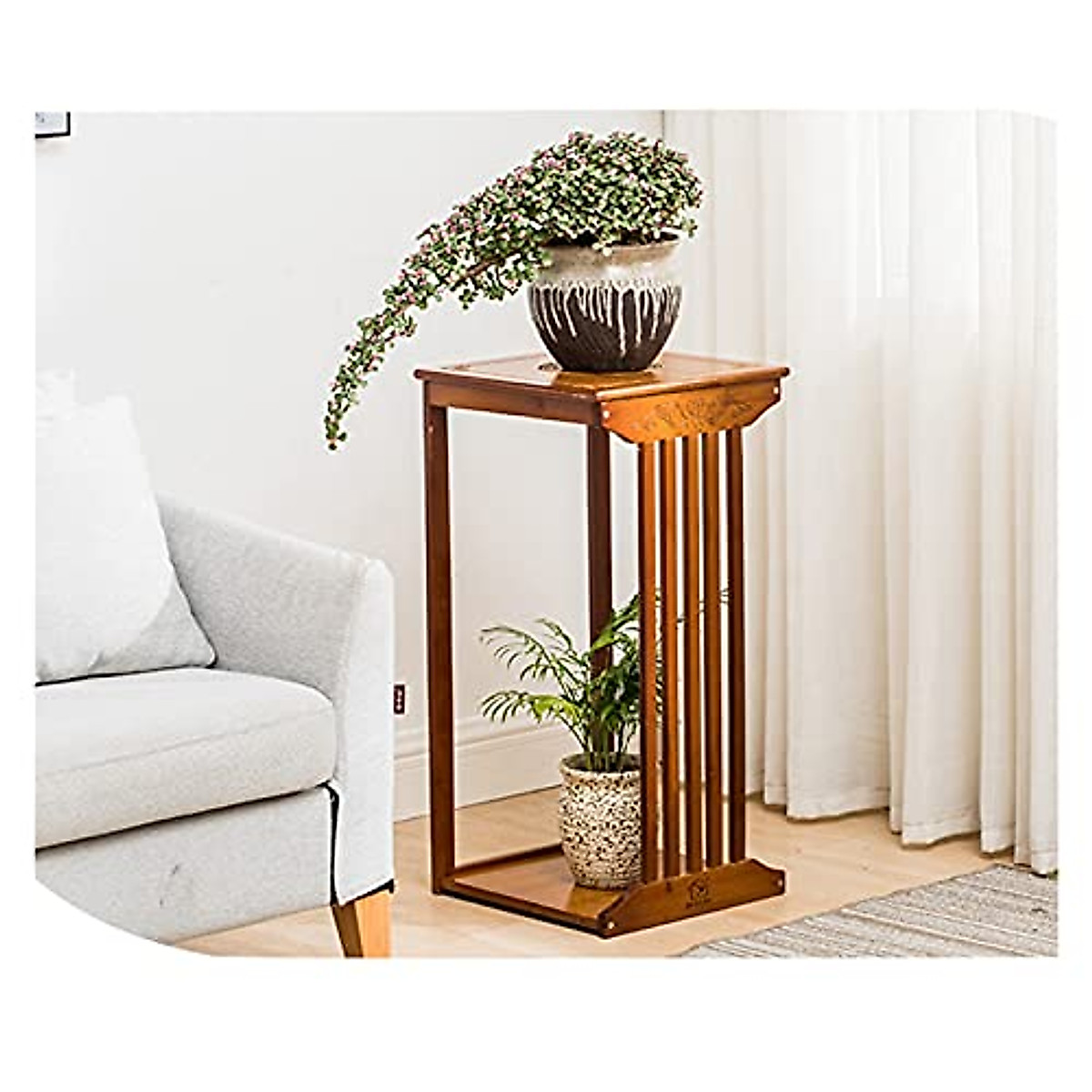 Bonsai Base Stand Plant Display Stand Indoor Tall Plant Stand Table for Corner Plant Holder Display Rack Display Stand Base (Size : Small)