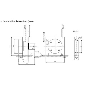 4000 mm Stroke Draw Wire Linear Displacement Sensor Transducer Line Driver 5V CESI-M4000L