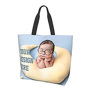 Custom tote bag Personalized Tote Bag Add Your Text Add Your Name Your Text Custom Tote Bag Custom Handbag Reusable for Women Girl
