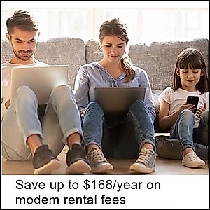 Motorola MB7420 Cable Modem + AC2600 Smart Wi-Fi Router | Approved for Comcast Xfinity, Cox, and More – Separate Modem and Router Bundle