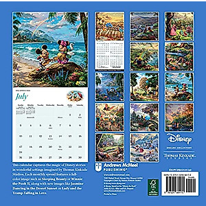 Disney Dreams Collection by Thomas Kinkade Studios: 2022 Wall Calendar