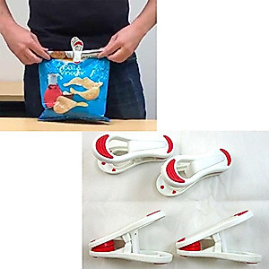 10 Kitchen Chip Snack Food Storage Sealing Bag Clips Clamps Multi Purpose Craft