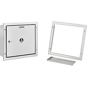 Pass Through Specimen Cabinet, Stainless Steel, 13-1/4"W x 6"D x 12-3/4"H