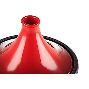 Le Creuset Enameled Cast Iron Moroccan Tagine, 2.5 qt., Cerise