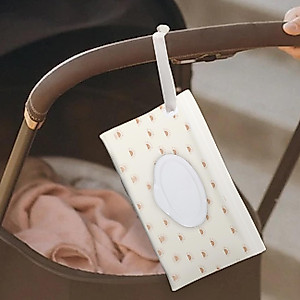 3 Pack Baby Wipes Dispenser，Baby Wipe Holder for Travel，Boho Wipes Container， Reusable Wet Wipes Pouch Portable refillable Wipe Holder for Travel