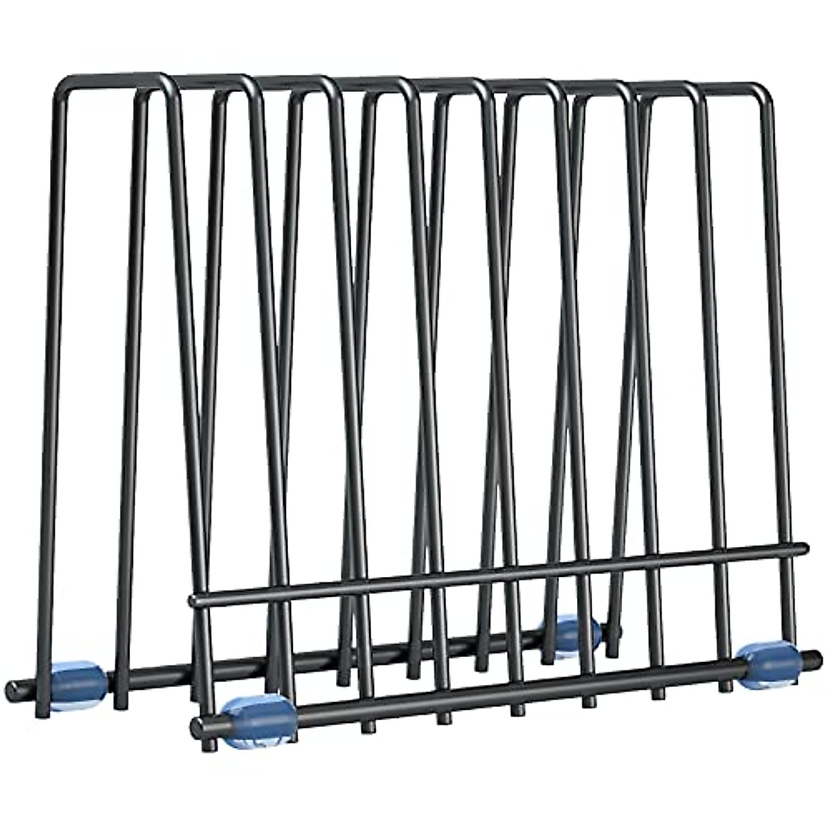 IDEATECH Reusable Storage Bags Rack, Drying Rack for Storage Bags, Stainless Stand for Reusable Storage Bags, Drying Rack Holder for Reusable Bags, Books, Makeup Brush (Black)