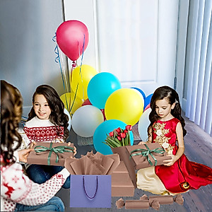 100 Sheets Brown Tissue Paper Artdly 14 x 20 Inches Brown Wrapping Paper Bulk for Weddings Birthday DIY Project Festival Wrapping Crafts Decor