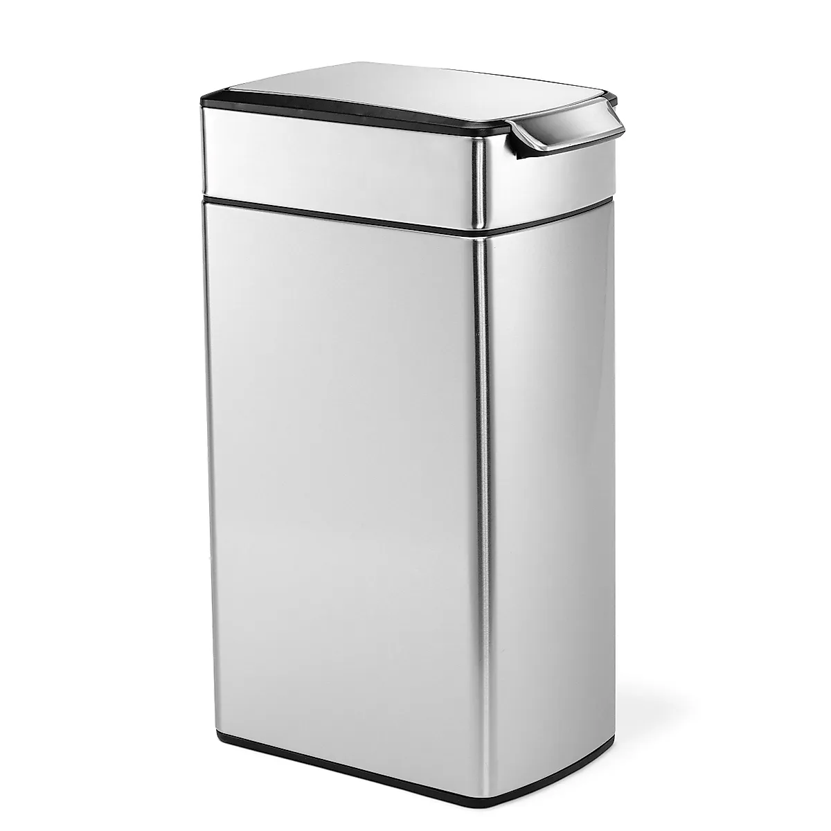 simplehuman Slim Touch-Bar Kitched Trash Can, 40 Liter, Brushed