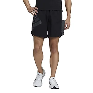 adidas Men's Badge of Sport Mesh Short, Black, Large