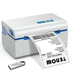 TEROW Printer 2024D Thermal Label Printer 4x6 Shipping Label Printer with 127mm/s High-Speed Printing and Auto Label Detection
