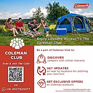 Coleman Gazebo Event Shelter XL 4.5 x 4.5 m for Festivals, Garden and Camping, Sturdy Steel Poles Construction, Large Event Tent with Sun Protection SPF 50+