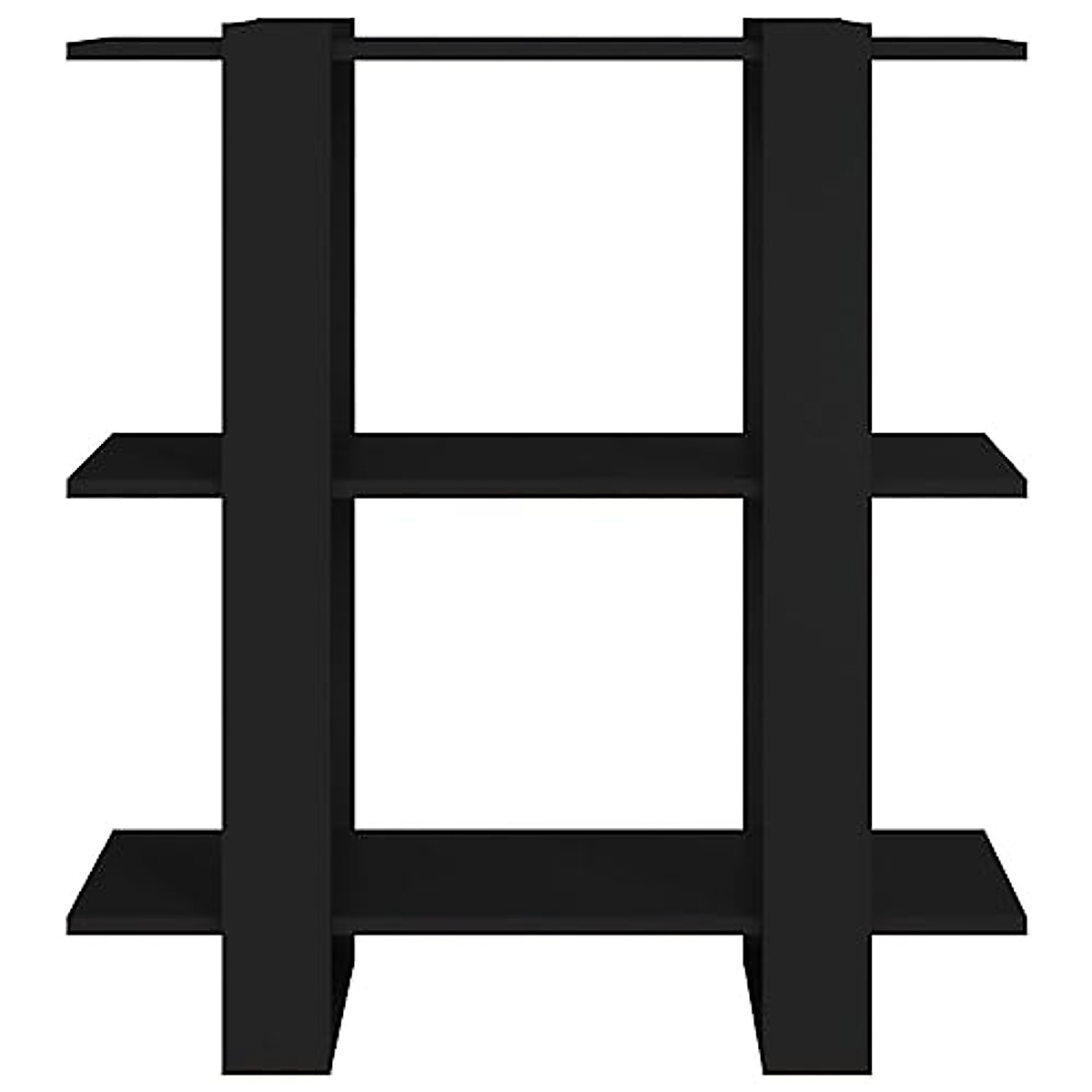 DYRJDJWIDHW Book Cabinet/Room Divider Bookshelf for Bedroom,Shelves,Wood Bookcase,Suitable for Bedroom, Office, Living Room, Study,Black 31.5"x11.8"x34.3"