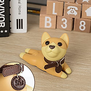 Omoojee Door Stopper, Cute Dog Door Stop, Decorative Door Wedge for Home and Office (3 pcs)