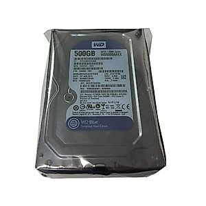 Western Digital 500GB SATA 3.5 Hard Drive - WD5000AAKX-60U6AA0 (Renewed)