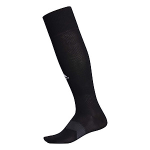 adidas Metro Soccer Socks (1 Pair) Discontinued, Black/Night Grey/White/5, Small