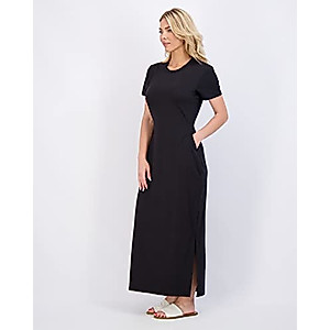 3 Pack: Womens Long Full Short Sleeve Dress Slit Summer Dresses t Shirt Women Spring Maxi Midi Pockets Outfits Casual Vestidos para Mujer Sundress Dresses Cute Flowy Beach Fashion Trendy - Set 9, L