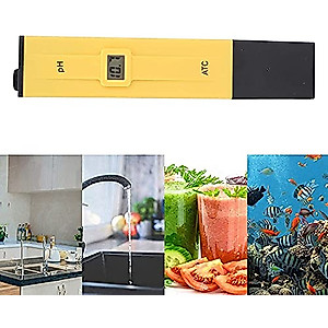 YUESFZ Precise Water Acidity Meter PH Tester Pen Digital Water Quality Tester Acidity Meter 0.0-14.0pH Practical Water Quality Detector