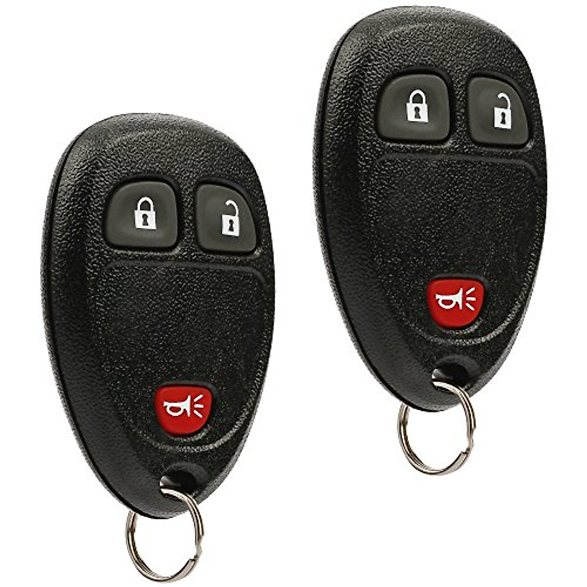Key Fob Keyless Entry Remote fits Chevy Silverado Traverse Avalanche Equinox Express/GMC Acadia Savana Sierra/Pontiac Torrent/Saturn Vue Outlook (15913420), Set of 2