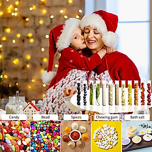 Faburo 30pcs Clear Plastic Test Tubes with Cork Stoppers, 16x100mm 10ml Small Plastic Bottles with Corks, Good Seal for Candy Storage, Bath Salt, Scientific Experiments and Plant Propagation