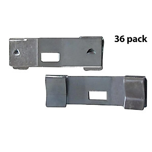 GMA Group 36 Pack Vertical Blind Vane Saver ~ Zinc Curved Repair Clips ~ Fixes Broken Holes