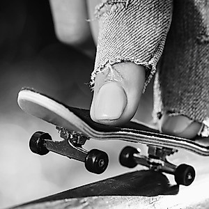 12 Piece Mini Finger Fingerboard Grip Tape,Foam Grip Tape Pro Fingerboard Tech Deck Performance Series，P-rep Professional Original Black Skateboard Fingerboard Foam Grip Tape Stickers,38mmX110mm