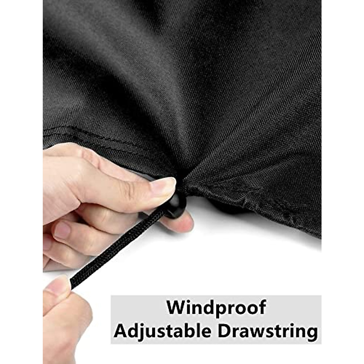 Patio Furniture Set Cover 95" L x 64" W x 39" H and Round Fire Pit Cover 30"x12", Heavy Duty Outdoor Full Coverage Patio Cover, Waterproof, Windproof, Dustproof and Anti UV, Suitable for All Seasons