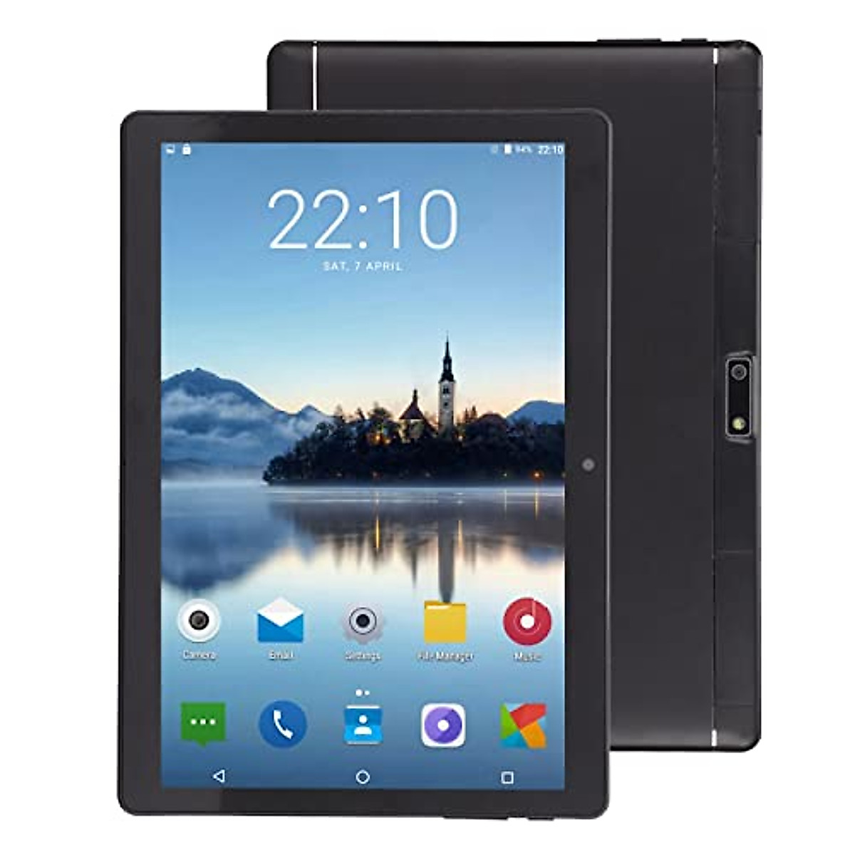 Dpofirs Androids Tablet 10 inch, IPS HD Display 4000mAh Tablets Dual SIM Dual Standby 2GB ROM 32GB RAM Dual Camera IPS 1080P HD Large Screen Portable Call Tablet Kids (Black)