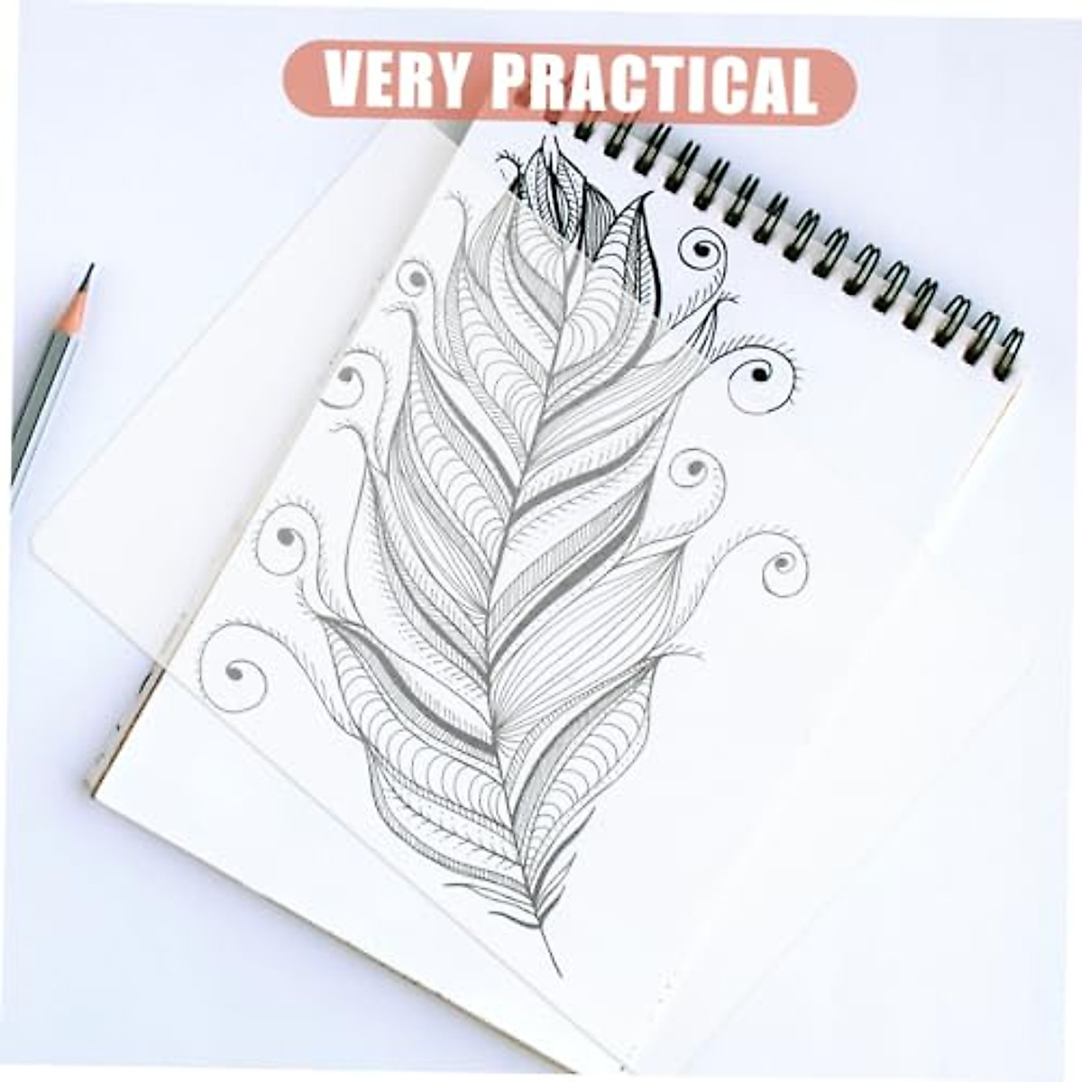 HAWILLOSCH 10pcs Copying Board Drawing Board Convenient Painting Mat Basic Template 3D Printing Pen Mat 3D Drawing Paper Templates Drawing Tool Plastic