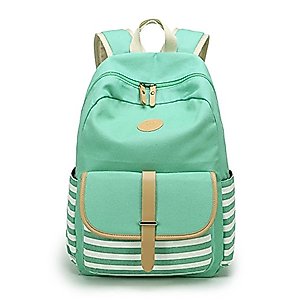 Leaper School Backpack for Kids Daypack Travel Bag with Side Pockets Water Blue
