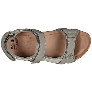Earth Origins Women's Skylar Sandal, Light Grey, 6.5 M US