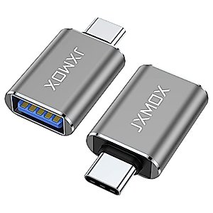USB C to USB Adapter [2-Pack], Thunderbolt 3 to USB 3.0 OTG Adapter Compatible with MacBook Pro,Chromebook,Pixelbook,Microsoft Surface Go,Samsung Galaxy S8 S9 S10 S20 S21 S22 Ultra Plus,Note 9 10 20
