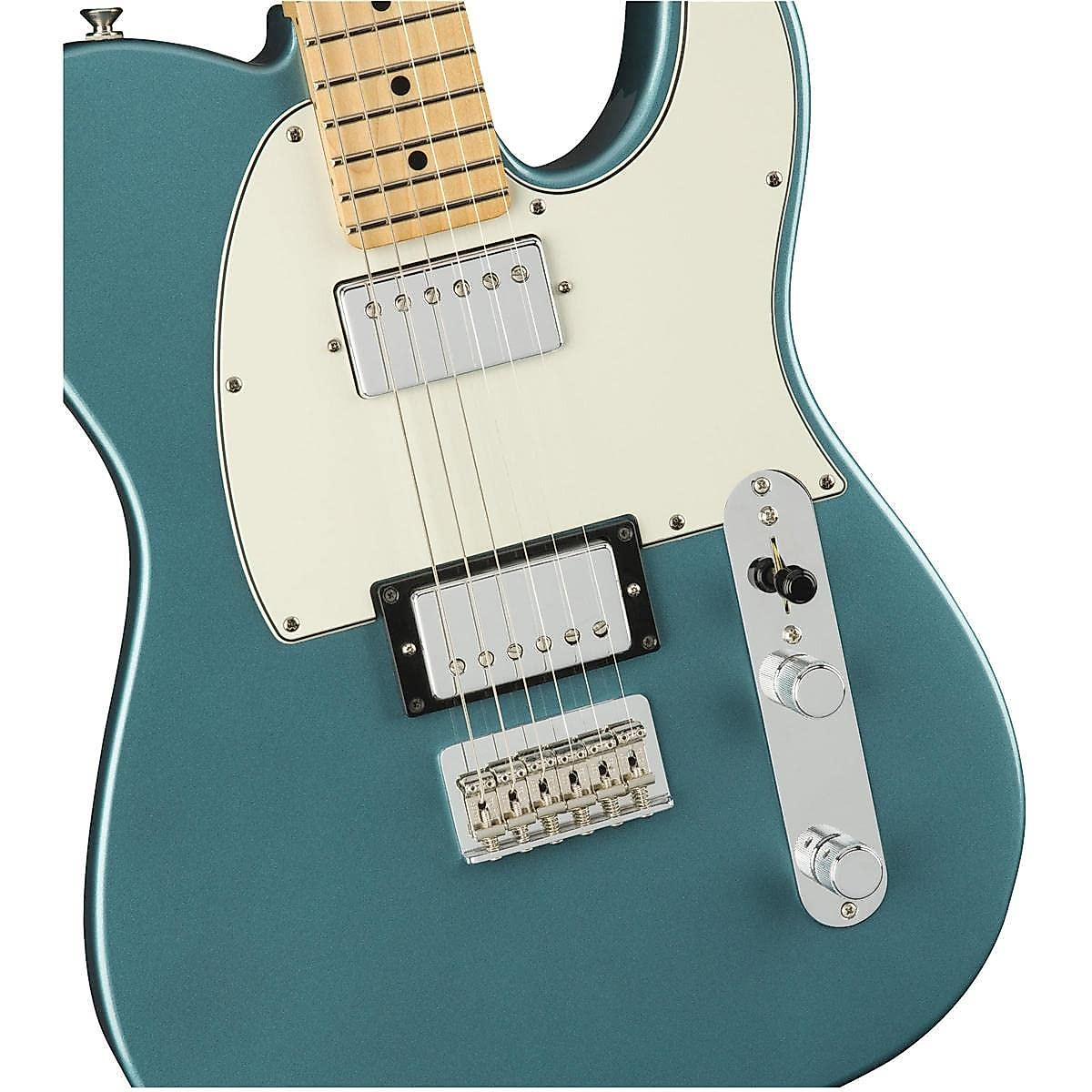 Fender Player Telecaster HH Electric Guitar, with 2-Year Warranty, Tidepool, Maple Fingerboard